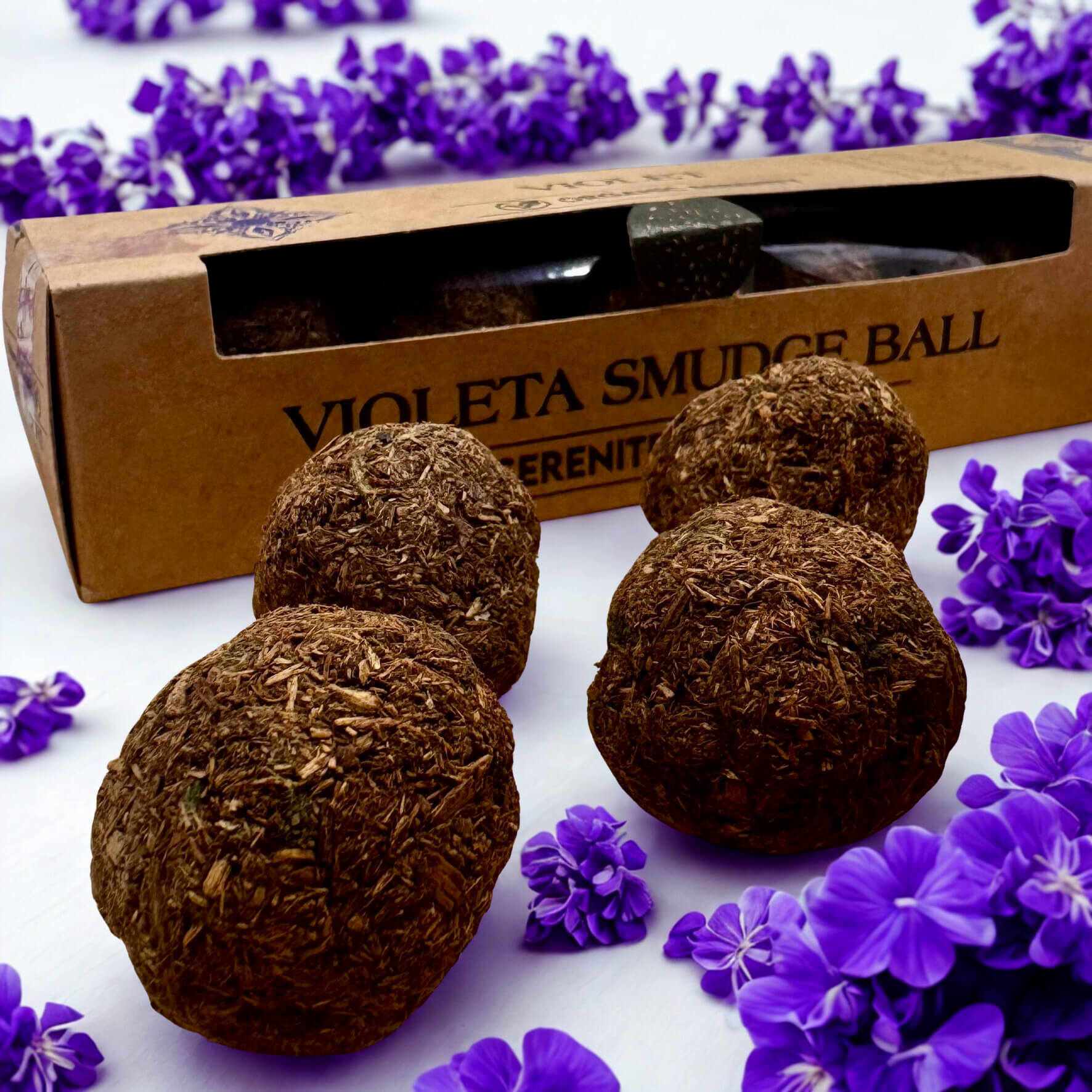 Ananda Himalayan Masala Smudge Ball Bomb VIOLET – Incense Australia