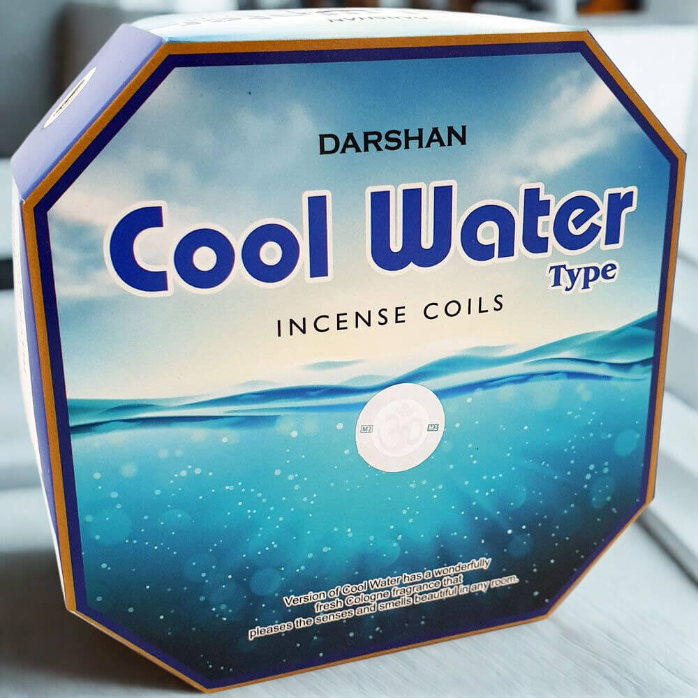 Darshan COOL WATER Incense Coil – Incense Australia