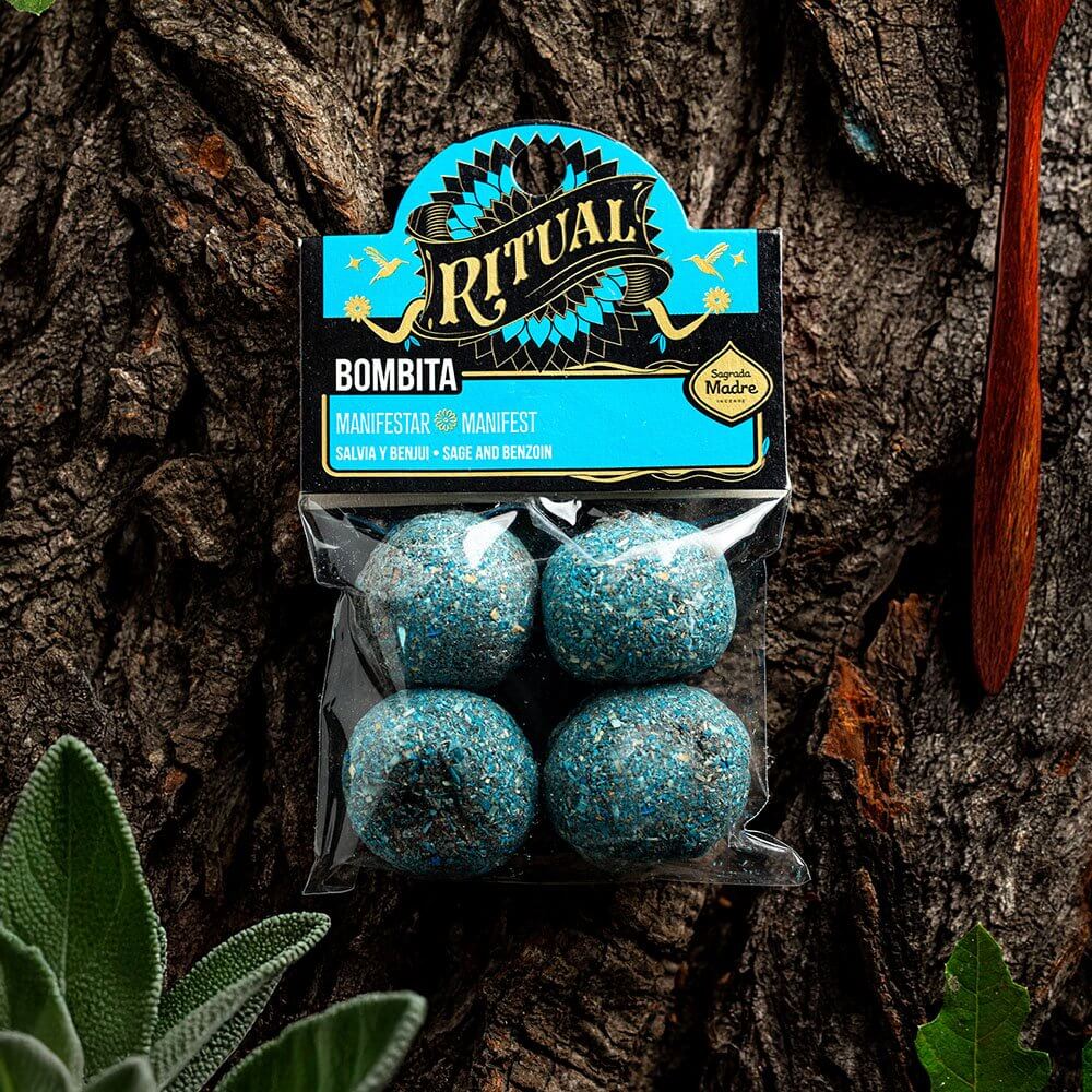Sagrada Madre RITUAL Smudge Ball Bomb MANIFEST - Sage & Benzoin ...