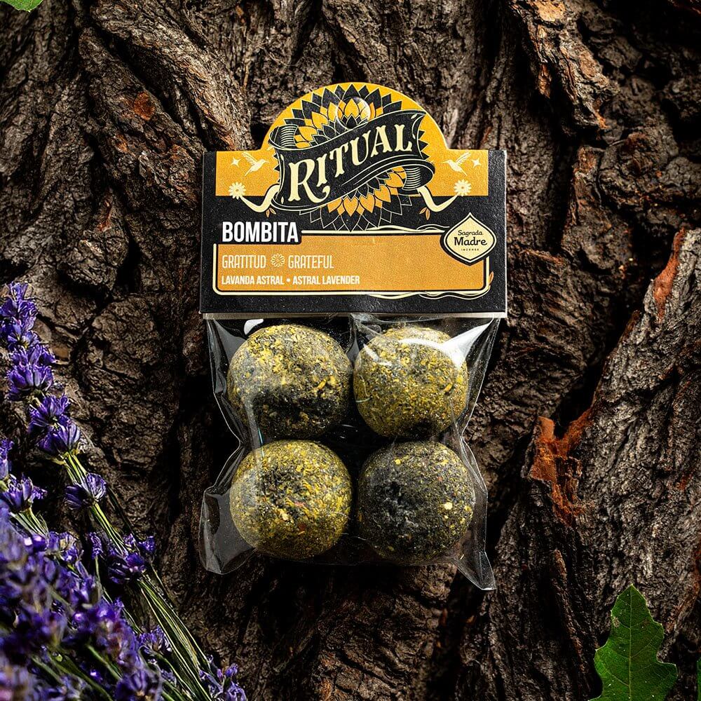 Sagrada Madre RITUAL Smudge Ball Bomb GRATEFUL - Astral Lavender ...